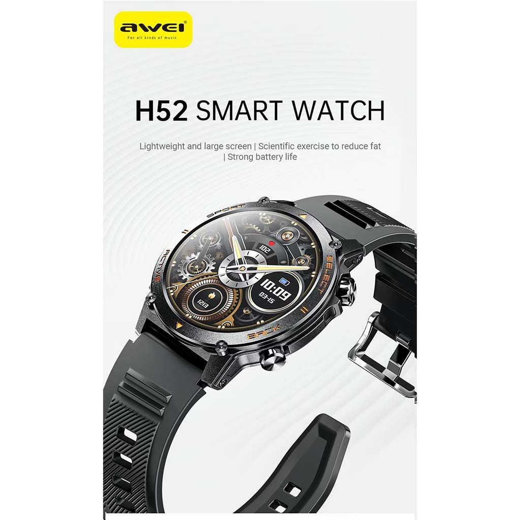 នាឡិកាឆ្លាតវៃ AWEI H52 Bluetooth Call Smart watch