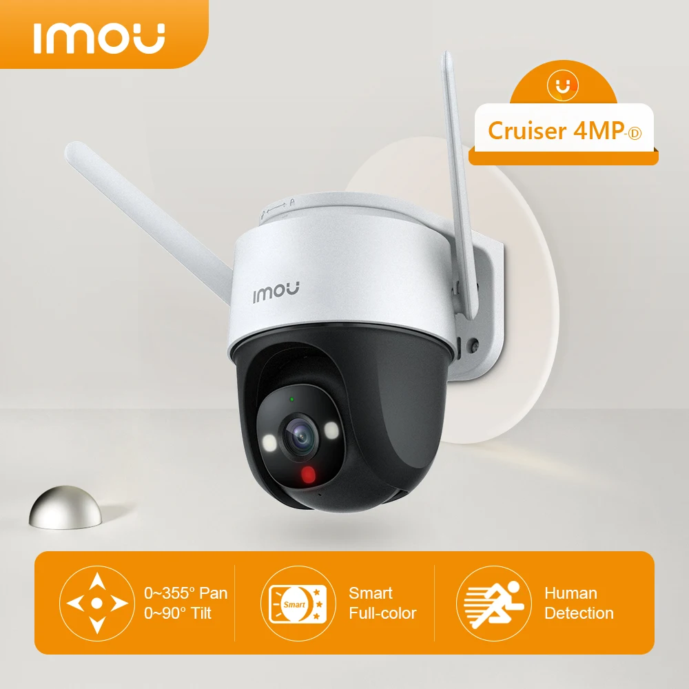 កាមេរ៉ាសុវត្ថិភាព imou Cruiser 4MP IPC-S42FP Outdoor Wi-Fi PT Camera